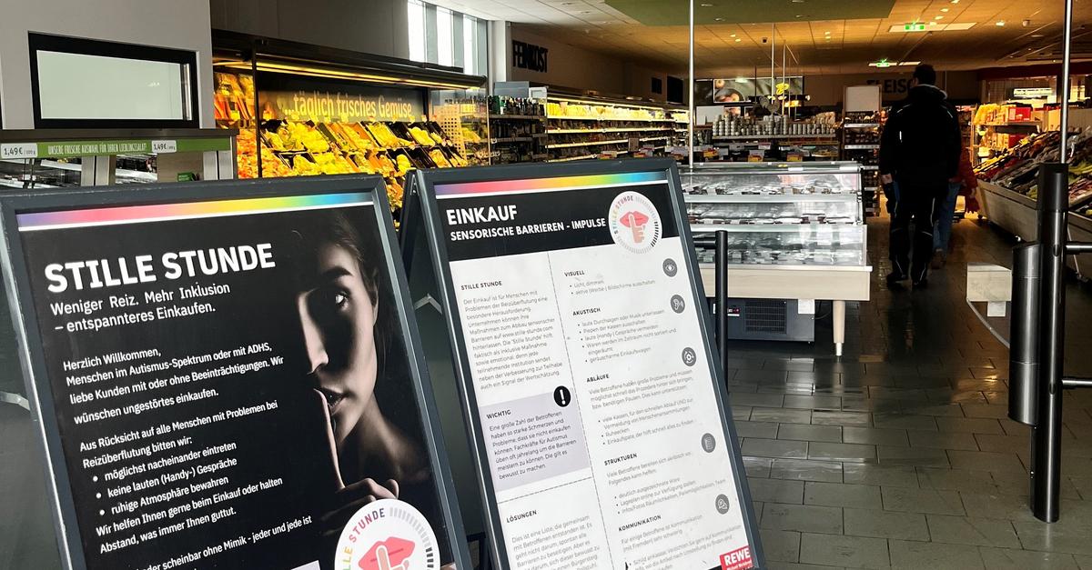 Eine „Stille Stunde“ im Pfungstädter Rewe